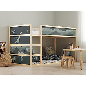 COCODECO KURA Bed Dinosaur Decals Kids Room Sticker Nursery Furniture Decals