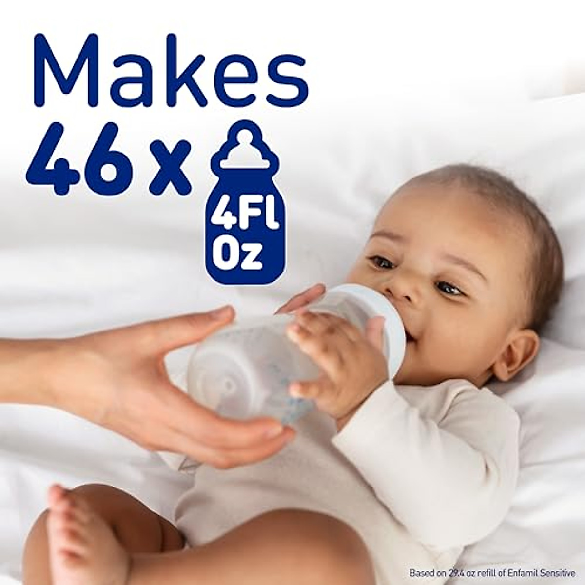 Enfamil Sensitive Baby Formula with DHA, Iron & Prebiotics to help support Brain & Immune Support. Lactose Sensitivity Infant Formula Inspired by Breast Milk, Non-GMO, Powder Refill Box, 29.4 Oz