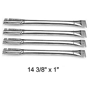 Sunshineey Replacement Parts Kit for Charbroil 463441312, 463441513, 463440109 Gas Grill(Stainless Steel Burners, Carryover Tubes,Porcelain Steel Heat Plates)