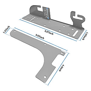 5WB-DMKIT Door Mount Kit, Compatible with Rev-A-Shelf 5WB1 5WB2 5CW2 Series Baskets