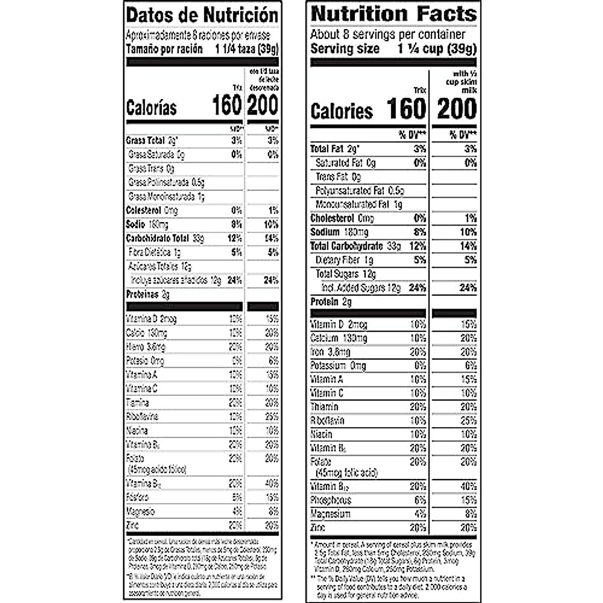 Trix Fruity Breakfast Cereal, 6 Fruity Shapes, Whole Grain, 10.7 OZ