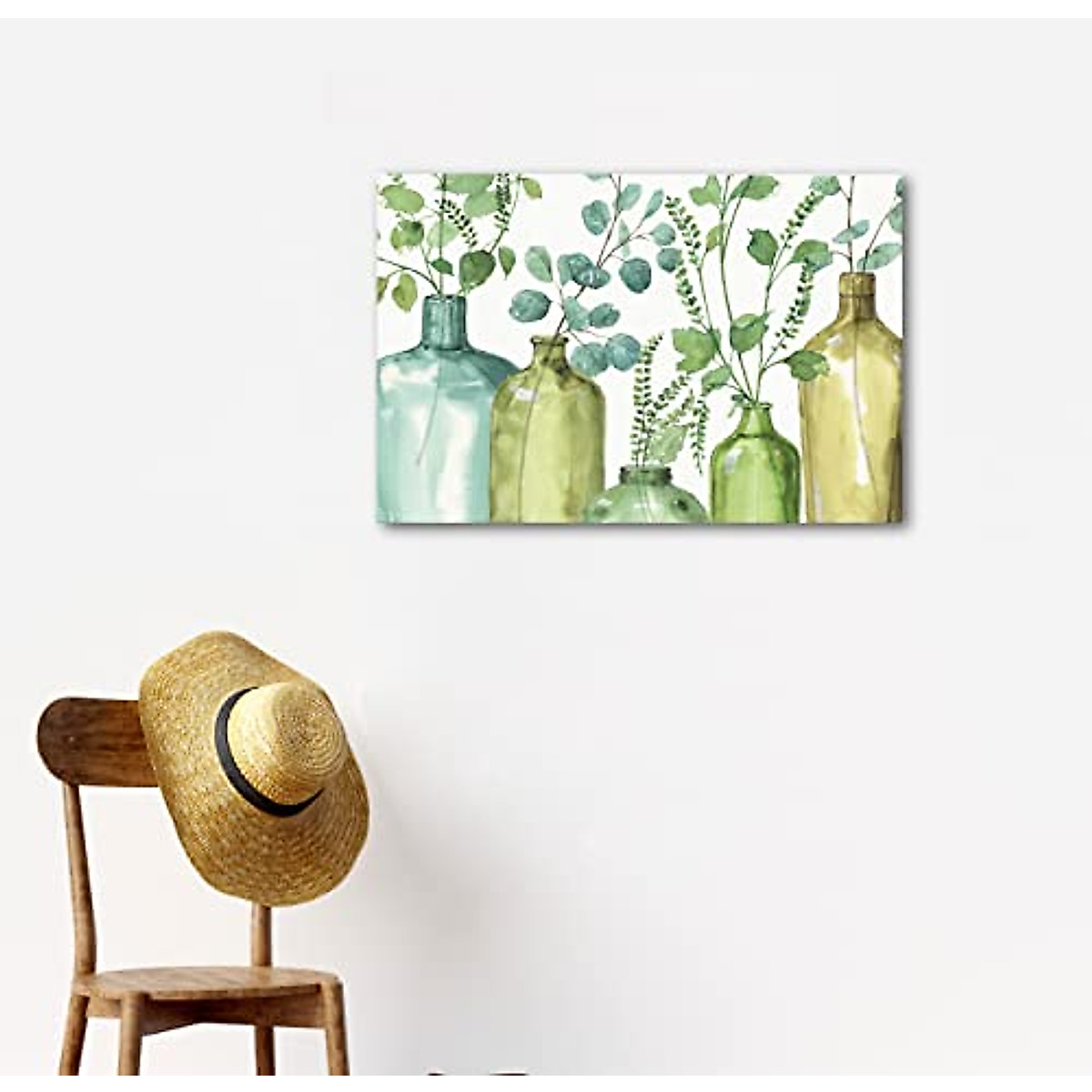 Artmaple Paint by Number for Adults Beginner Kids, Ideal Gift Choice for Birthday,Anniversary or Any Festival. DIY Acrylic for Decor Canvas Roll (16x24, Plants in Glass Bottles)