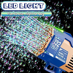 Bubble Machine Gun Kids Toys: 35000+ Bubbles Bazooka Bubble Gun Blaster Blower for Toddlers Girls Boys Ages 3 4 5 6 7 8 9 10 11 12 Year Old Outdoor Summer Fun Gifts Birthday Party Wedding