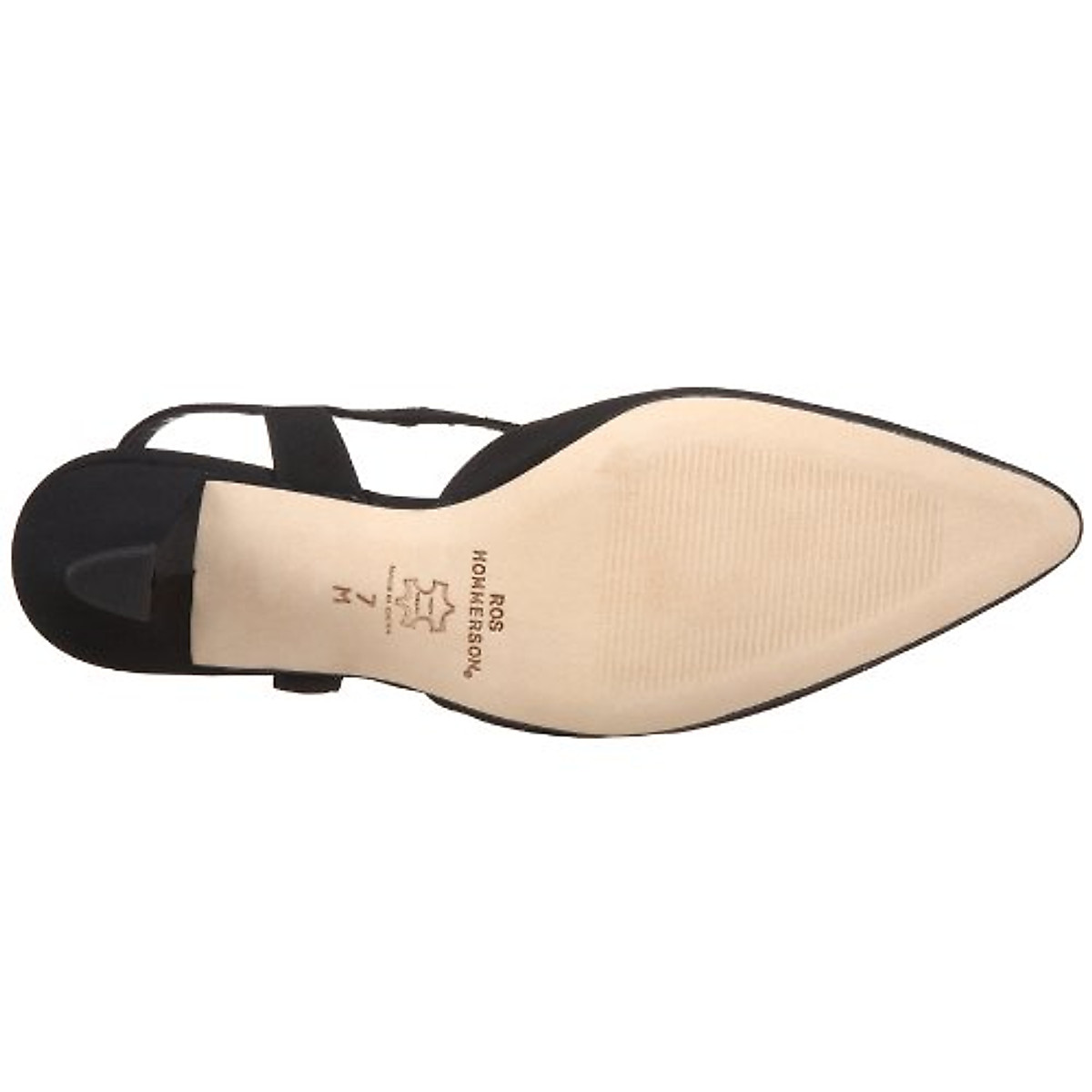 Ros Hommerson Women's Prize Pump,Black Micro/Leather Outsole,9.5 N US