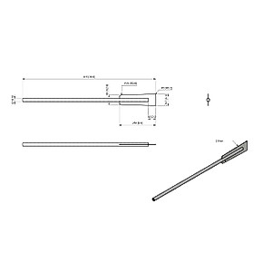 Durable Stainless Steel Mixing Paddle - 36” (1 Pc.) - Heavy-Duty Construction - Ideal for Large-Batch Cooking, Commercial Kitchens, and Outdoor Campfire Cooking