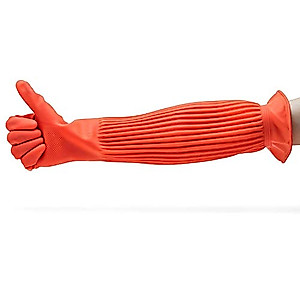 AroPaw Aquarium Cleaning Tools Set 22 Inch Waterproof Gloves, Aquarium Cleaner Fish Tank Sponge