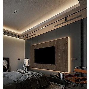 16.4ft LED Flexible Light Strip, Super Bright 300 Units LEDs SMD 4040 12V Non-Waterproof Light Strips Ribbon for DIY Christmas Holiday Home Kitchen Party Decoration (Warm White)