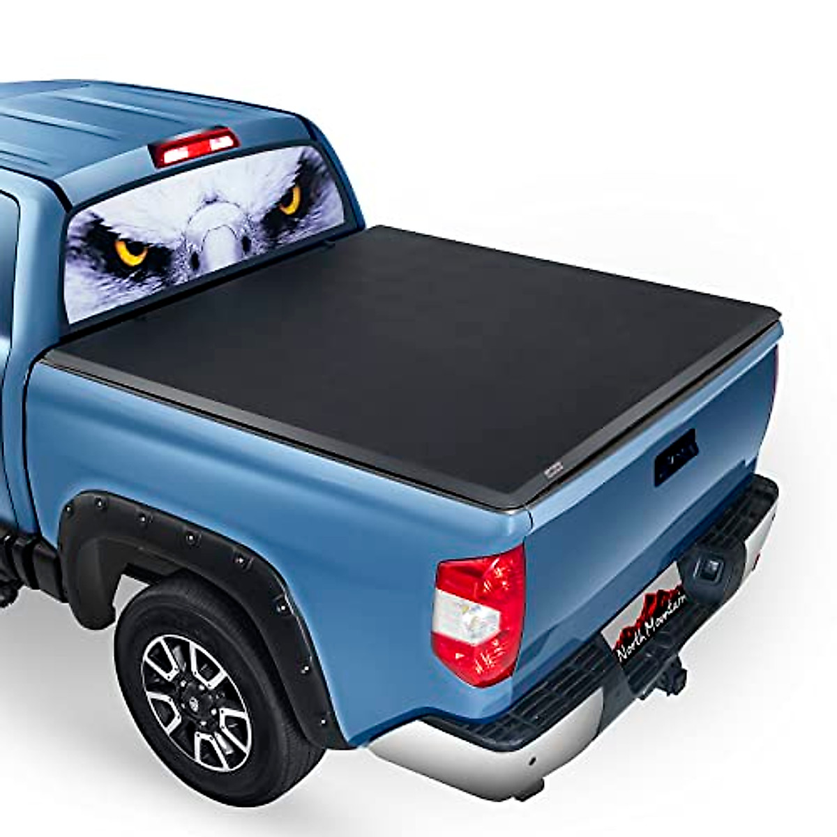 North Mountain Soft Roll Up Truck Tonneau Cover for 2017-2023 Honda Ridgeline Truck Bed, Truck Bed Cover fits 2017-2023 Honda Ridgeline 5ft Pickup Fleetside/Styleside Bed (64")