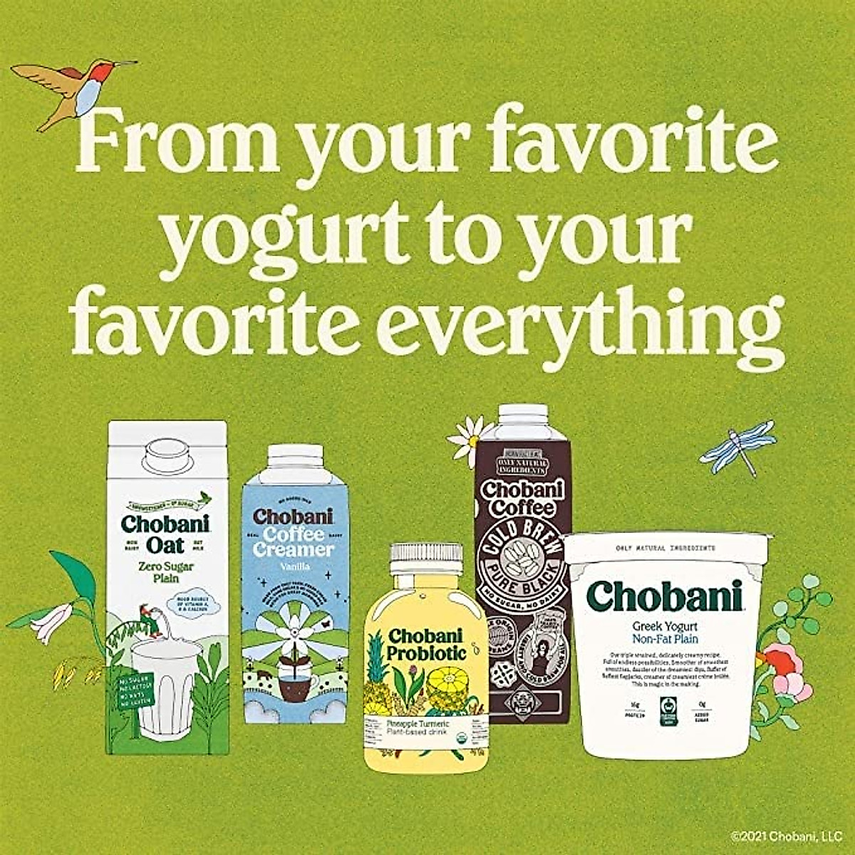 Chobani® Vanilla Blended Non-Fat Greek Yogurt 32oz