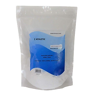 Z ATHLETIC 2oz Refillable Chalk Ball & 5oz Loose Chalk for Gymnastics, Weightlifting, Climbing, White (5 Ounces)