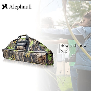 Alephnull Compound Bow Case with Arrow Pocket Soft Bow Bag (Oak, Diemension: 36.5“x16.9)