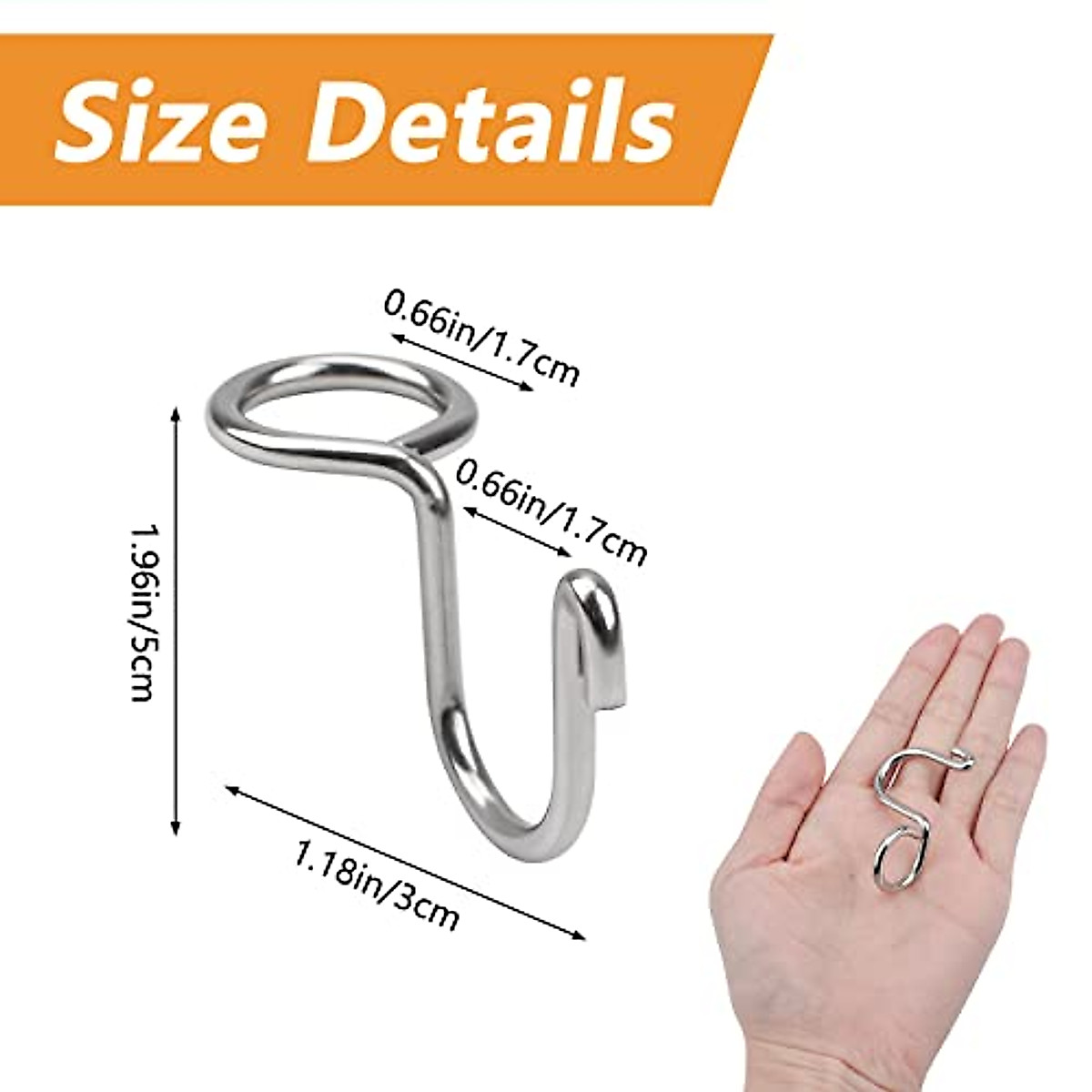 MOROBOR 12Pack Clothes Hanger Connector Hooks, Stainless Steel Stable Hanger, Silver Metal Outfit Hangers Extender Clips Mini Cascading Hanger Hooks Suitable for Closet Organizer and Storage