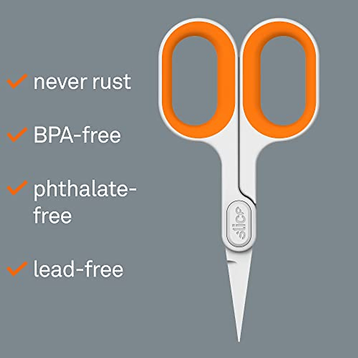 Slice 10546 Ceramic Scissor Wide Finger Loops for Larger Hands, 1 Pack