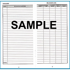 Dome Auto Mileage Log, Undated, 32 Forms [Set of 3]