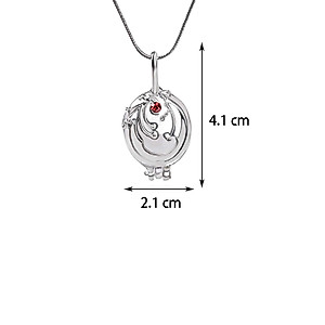 UoYu TFYU 2 Pcs The Vampire D.rs Elena Gilbert Opening Vervain Locket Pendant Necklace and Daywalking Katherine Necklace Pendant Charm Necklace-Royal Blue with Transparent Box