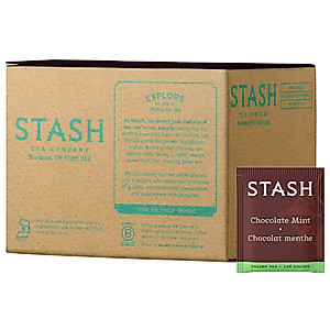 Stash Tea Chocolate Mint Oolong Tea, Box of 100 Tea Bags (Packaging May Vary)