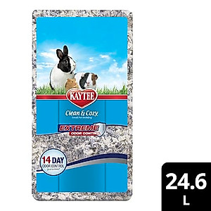 Kaytee Clean & Cozy Extreme Odor Control Bedding for Pet Guinea Pigs, Rabbits, Hamsters, Gerbils, and Chinchillas, 24.6 Liters