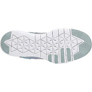 Nike Women's Flex Trainer 9 Cross, Wolf Grey/Pure Platinum-Ocean Cube-White, 7.5 Regular US