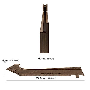 FINDKING Dynasty Series 12" Clad Steel Brisket Ham knife and Magnetic Walnut Knife Edge Guard