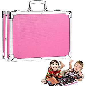 RCIDOS Crayol Art Set,Crafts Drawing Painting Art Case, Art Case Coloring Set, Oil Painting Stick Art Kit Case, Pencil Color Kit For Kids Girls Boys Teens