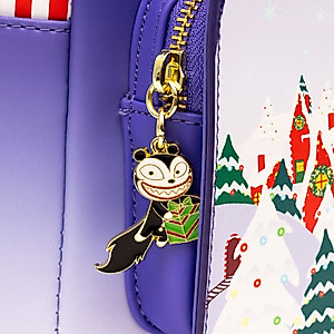 Loungefly Nightmare Before Christmas, Christmas Town Mini Backpack, Jack Skellington Zero Scary Teddy, Disney