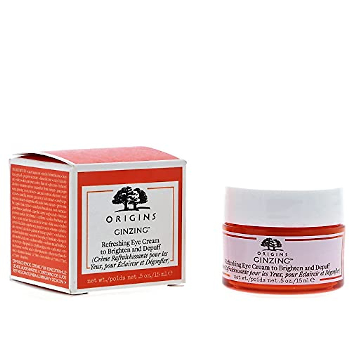 GinZing Refreshing Eye Cream to Brighten and Depuff by Origins for Unisex - 0.5 oz Eye Cream