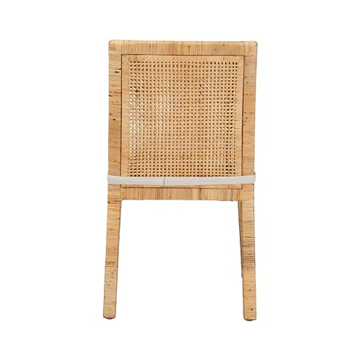 bali & pari Sofia Natural Rattan Dining Chair, One Size