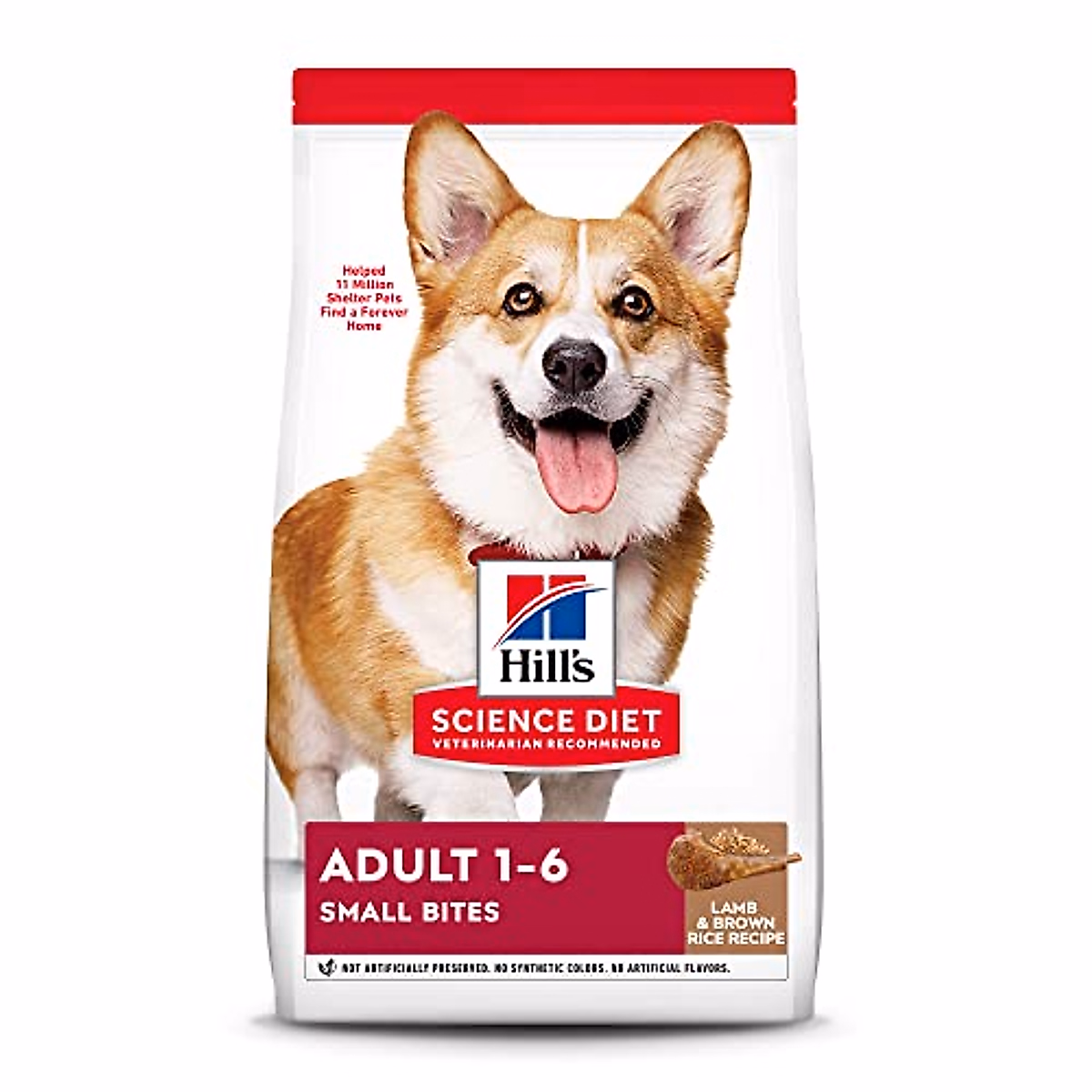 Hill's Science Diet Dry Dog Food, Adult, Small Bites, Lamb Meal & Brown Rice Recipe, 33 lb. Bag