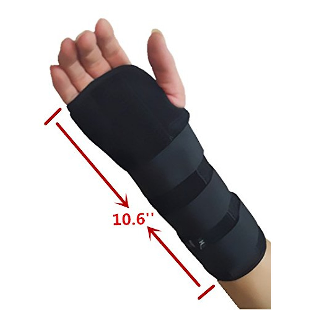 Rousu Medi Forearm and Wrist Support Splint Brace Forearm Immobilizer Brace (Left hand)