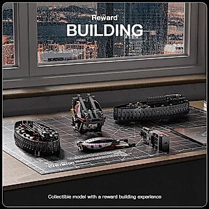 Mould King Building Sets 2in1 Flip Off-Road Race Buggy Car Remote Control Car Crawler Climbing Car Models Building Toys, RC Car Speed Racing Toy Off Road Cars Building Blocks for Kids 8+ Red(836 PCS)