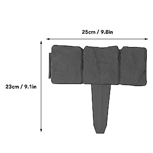 Landscape Edging, Weatherproof Minimalist Garden Lawn Edging for Outdoor Areas