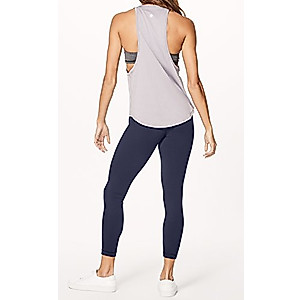 Lululemon Wunder Under Hi Rise 7/8 Tight Yoga Pants (Midnight Blue, 4)