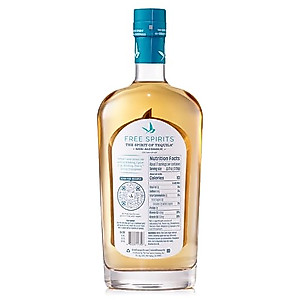 Free Spirits - Non-Alcoholic Tequila Alternative - Award-Winning - The Spirit of Tequila - Low Calorie, Low Sugar, Vegan, Gluten-Free, Mood Lifting Vitamins -750ml