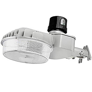 Konlite 45W LED Dusk to Dawn Light- 5800LM - 5000K - 175W MH Equal - UL - Prefect Security Area Light for Barns, Yards, Roadways, Loading Docks and More