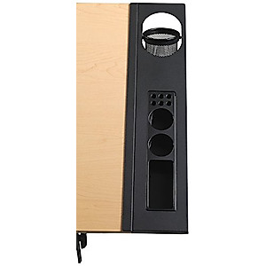 Martin Universal Design Onyx Side Tray, Fits Tables 23.5-Inch Deep, Black