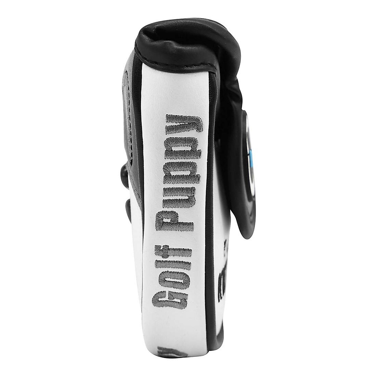 Funny Husky Dog White Mallet Putter Cover Headcover Head Cover Magnetic Thick PU Leather Golf Accessories for Men Women fits Odyssey Scotty Cameron Ping Taylor Made