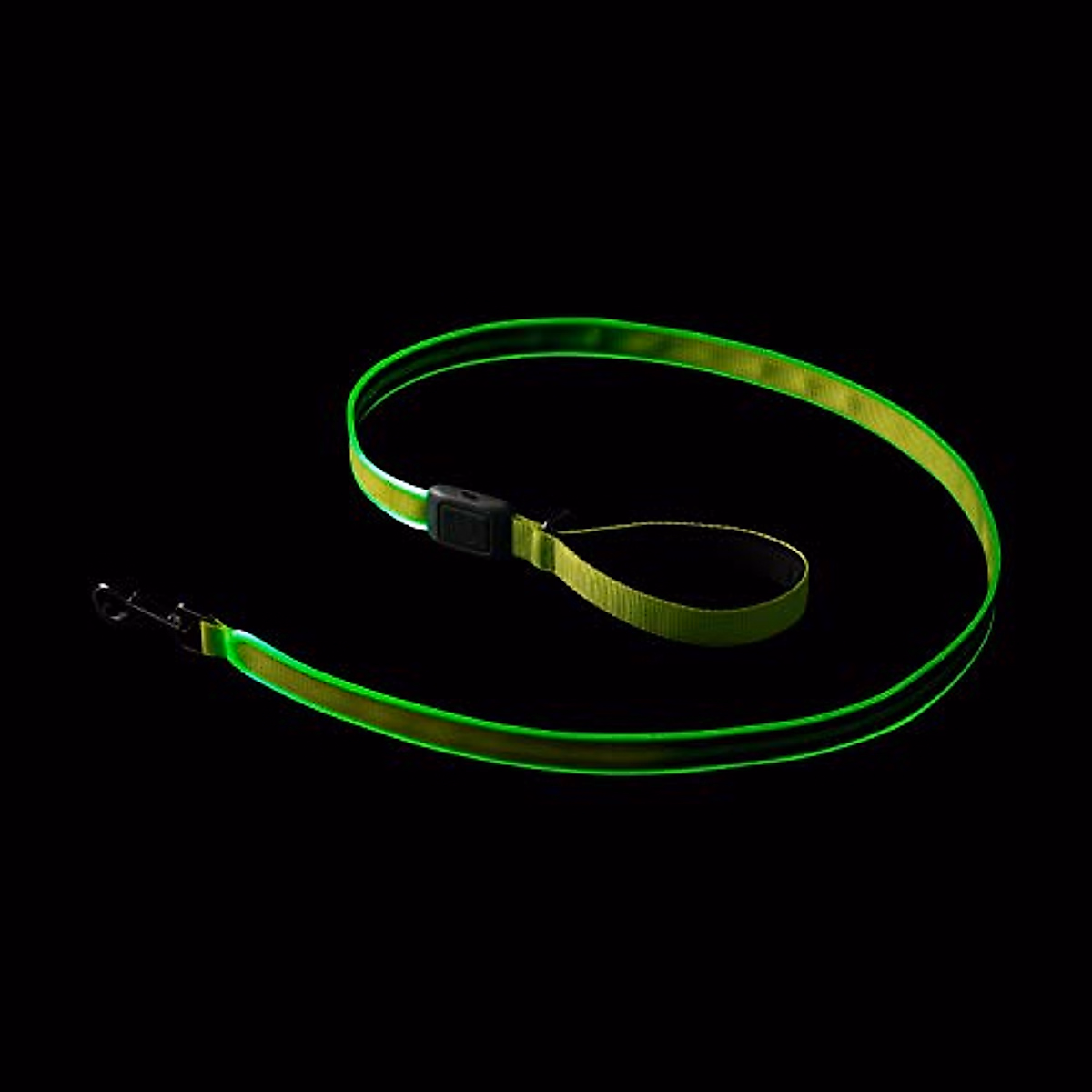 Nite Ize NiteDog Rechargeable LED Leash, USB Rechargeable 5 Foot Light Up Dog Leash w/Padded Handle, Lime