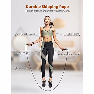 GHB Agility Ladder,Football Training Equipment Set,4 Agility Hurdles, 20 feet 12 Rungs Speed Ladder,12 Disc Cones,Resistance Parachute, Jump Rope, 5 Resistance Bands for Workout