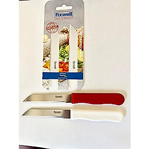 fixwell Stainless Steel Knives (Multicolor) Pack of 2
