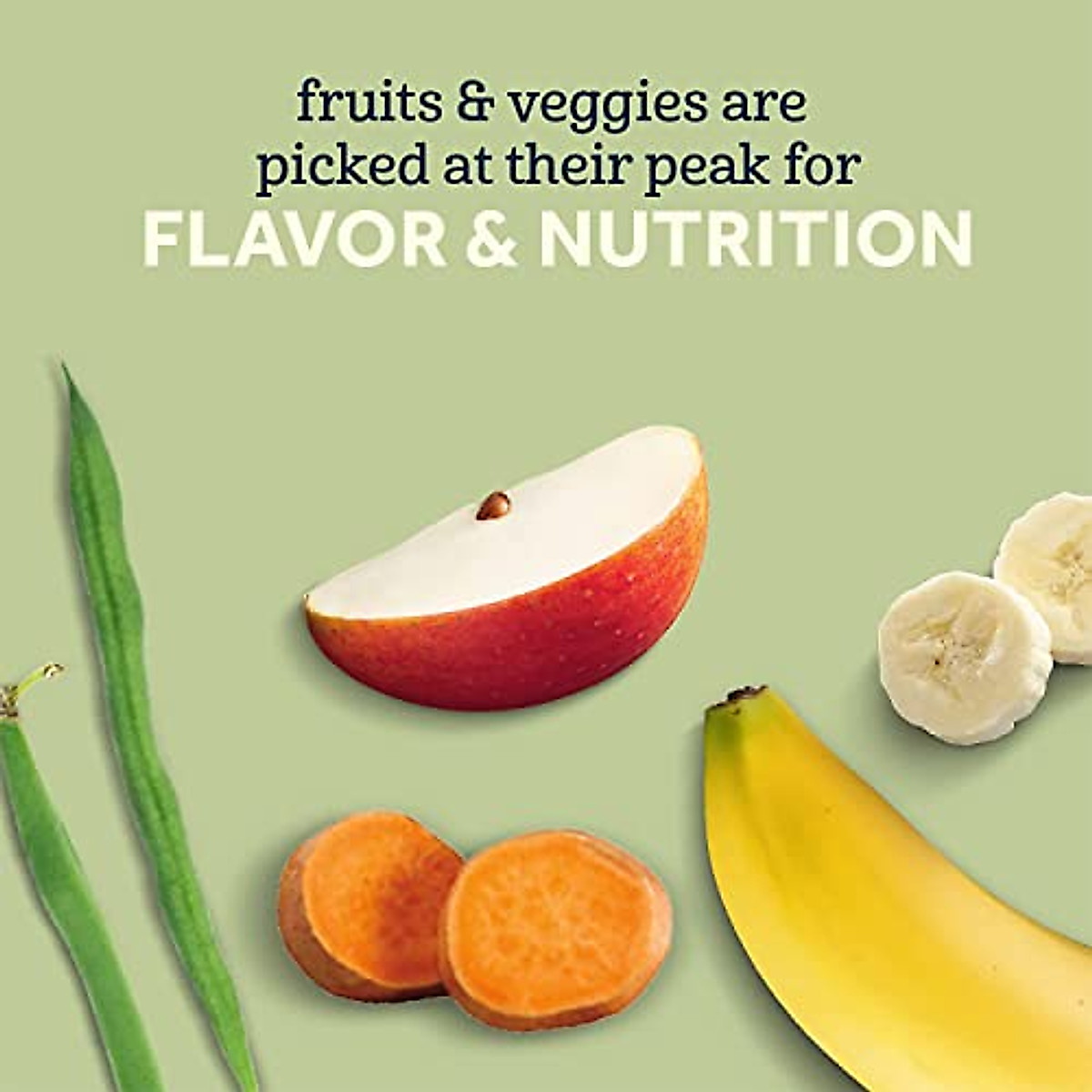 Gerber Natural for Baby 1st Foods Baby Food Jar, Apple, Made with Natural Fruit & Vitamin C, Non-GMO Pureed Baby Food, 4-Ounce Glass Jar (Pack of 10 Jars)