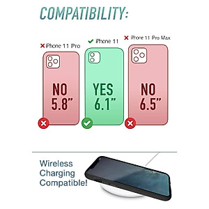 MC Fashion Cute Vibrant Matte IMD Cartoon Case, Slim Fit Black Bumper Full-Body Soft Protective TPU Case for Apple iPhone 11 6.1 inch 2019 (Kiss Minnie Mouse)