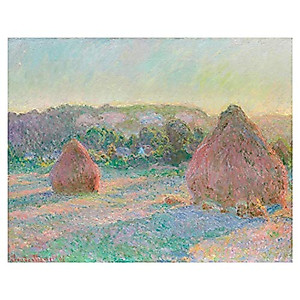 Classic Art Prints | Monet Paintings by Ink Inc. | Impressionist Master Painters Wall Decor | Waterlilies Sunflowers Ocean | Set of 6 8x10 Unframed