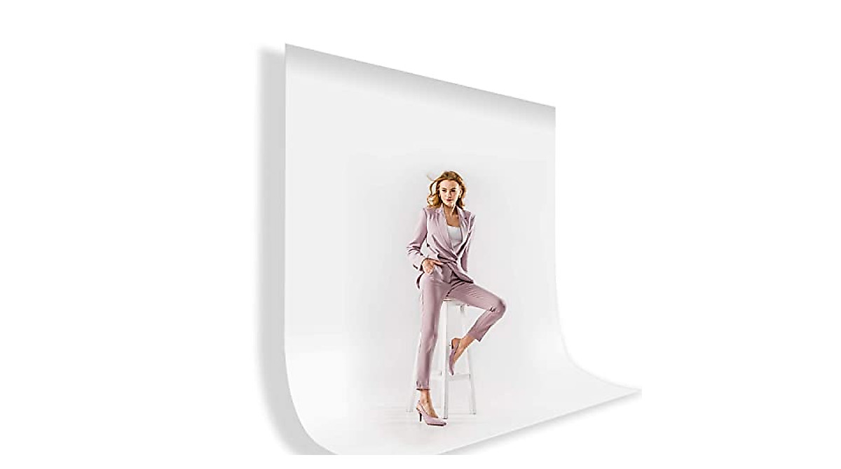 Julius Studio 10x12 ft White Backdrop for Photography & Video