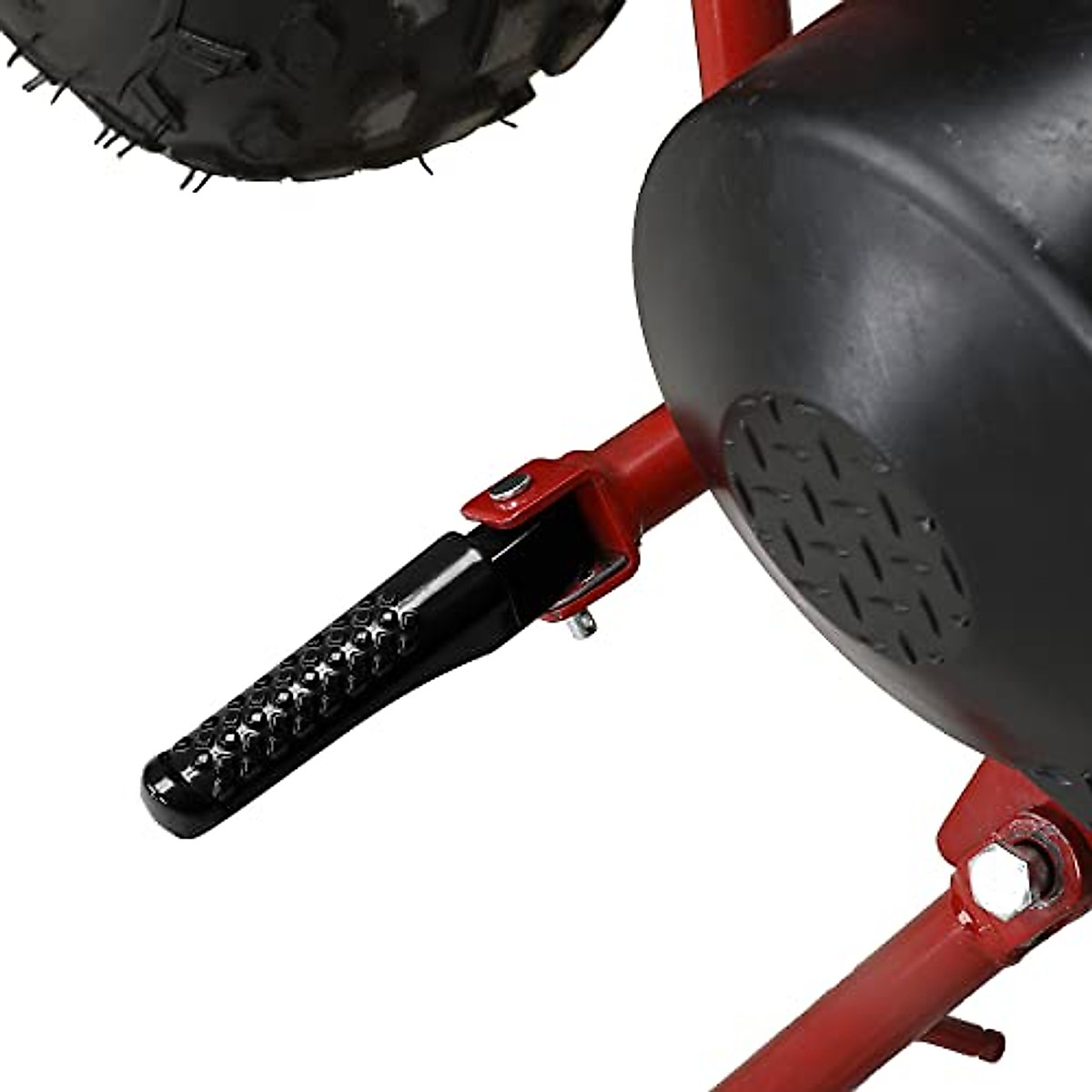 GREHUA Foot Pegs Footrest Bracket Set Assembly Kit for Coleman BT200X CT200U-EX CT200U-EXR CT200U Trail 200 CT100U Trail 100 212cc 196cc 6.5Hp Powersports Motor Mini Bike Parts Left Right 2 pack Black