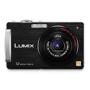 Panasonic Lumix DMC-FX580 12MP Digital Camera with 5x MEGA Optical Image Stabilized Zoom and 3 inch LCD (Black)