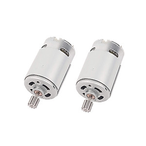 SHENGLE Kids Ride On Car 550 40000RPM 12 Volt Electric Motor, High Speed RS550 12V Motor Gearbox Accessories for Power Wheels Children Ride On Toys Repacements Parts