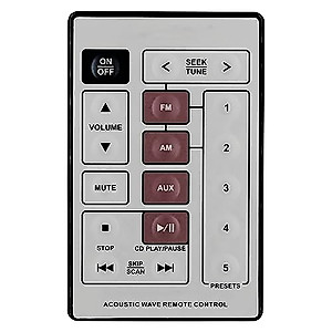 Replacement Remote Control Bose Acoustic Wave CD-3000 Music System White SEA#