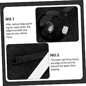 5pcs Hot Pot Seasoning Spoon Ramen Soup Spoons Cooking Spoon Tagliatelle Ramen Spoon Silicone Deep Spoon Miso Spoons Ramen Ladle Spoons Heavy Turtle Shell Melamine