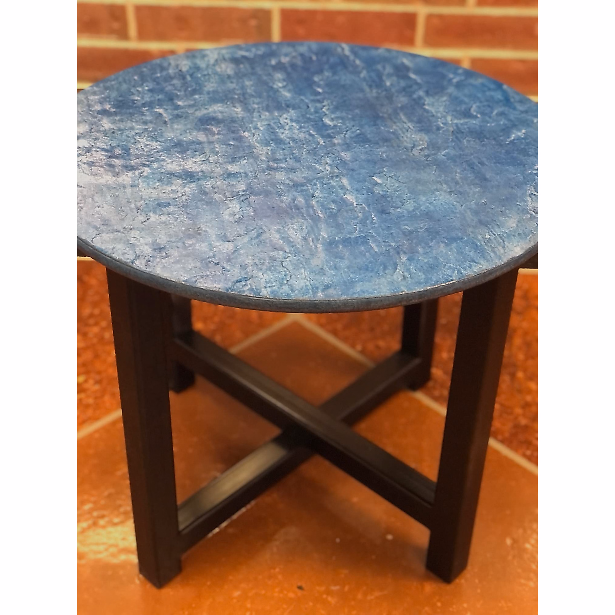 Concrete Cement Lazy Susan Unique, Hand Crafted, Gray, Turntable, 360 Degree Swivel, Made in The USA, Home Decor by Concrete Resurrection (Pacific 24")