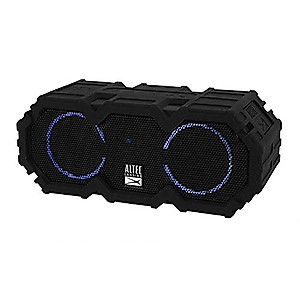 Altec Lansing LifeJacket 3 - Waterproof Bluetooth Speaker, Wireless & Portable Speaker for Travel & Outdoor Use, 30 Hour Playtime & 50 Foot Range, Black